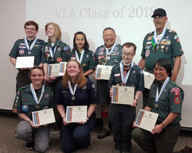 Venturing Officers Association Holds Court of Honor – We Own Adventure