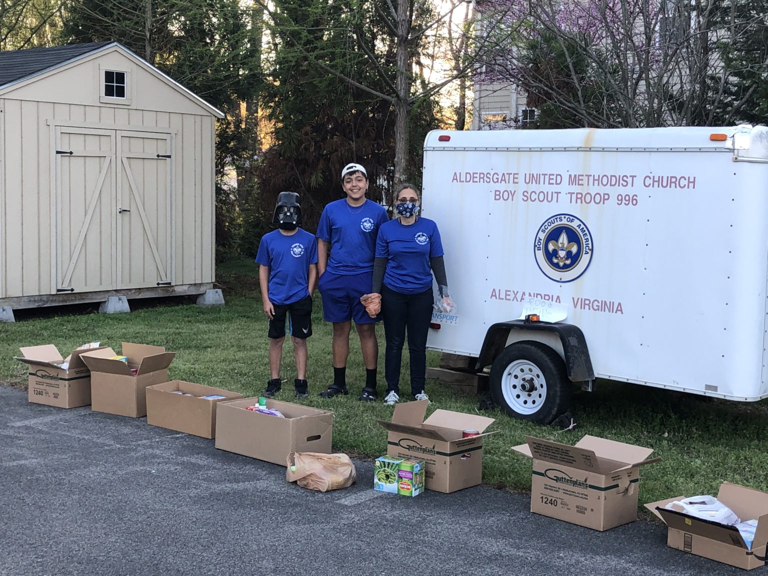 Troop 996 Organizes ‘Remote’ Food Drive – We Own Adventure