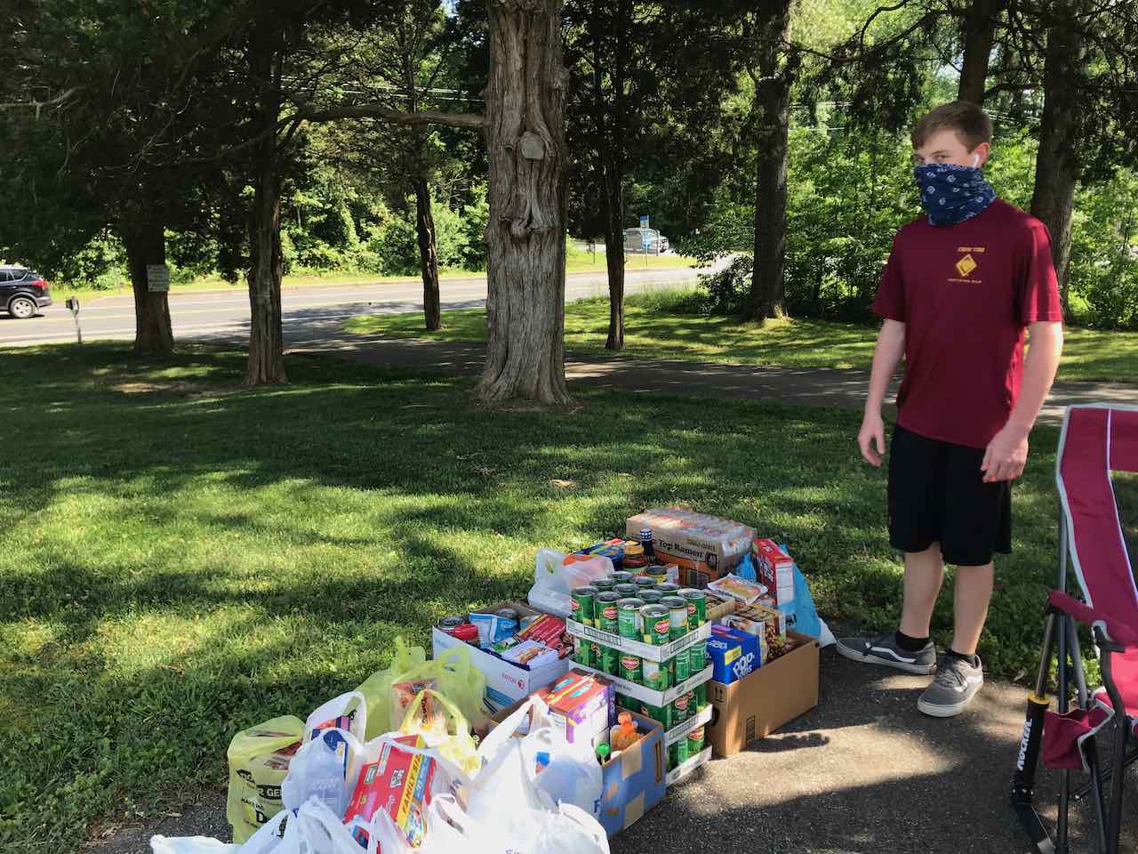 Crew 1785 Conducts Drive-thru Scouting for Food Drive – We Own Adventure