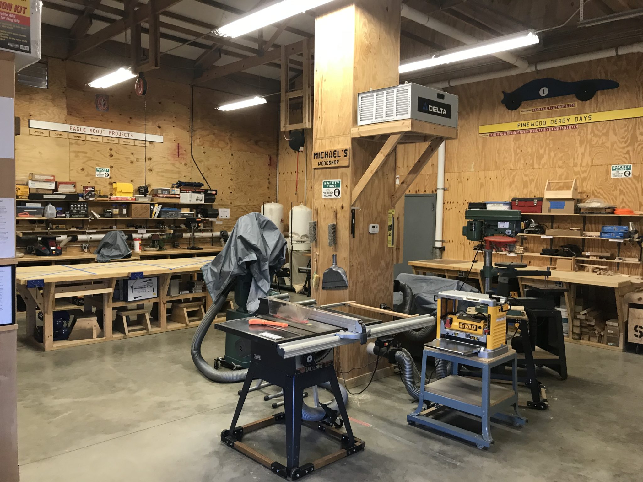 Watch Michael’s Woodshop Come to Life! – Camp Snyder