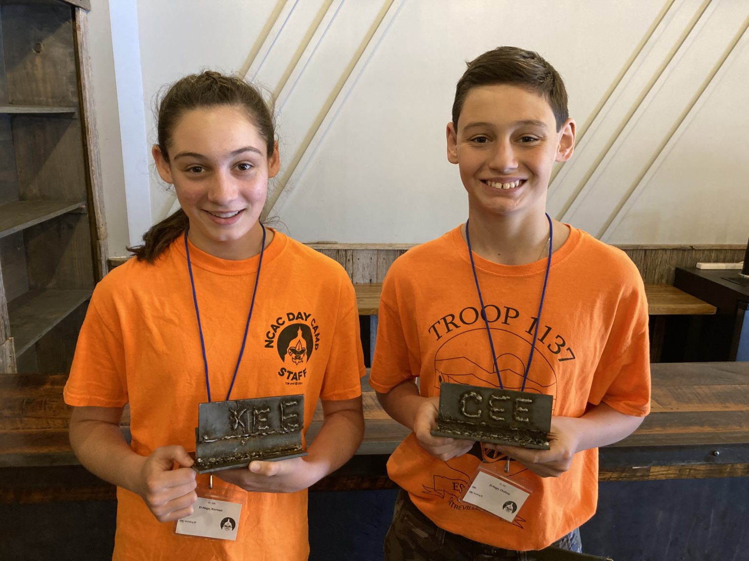 Scouts Weld Nameplates on their way to earning new awards – We Own ...