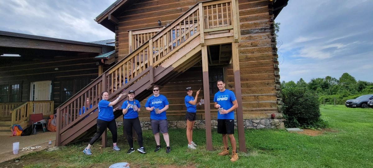 KPMG Celebrates by Volunteering at Camp Snyder – We Own Adventure
