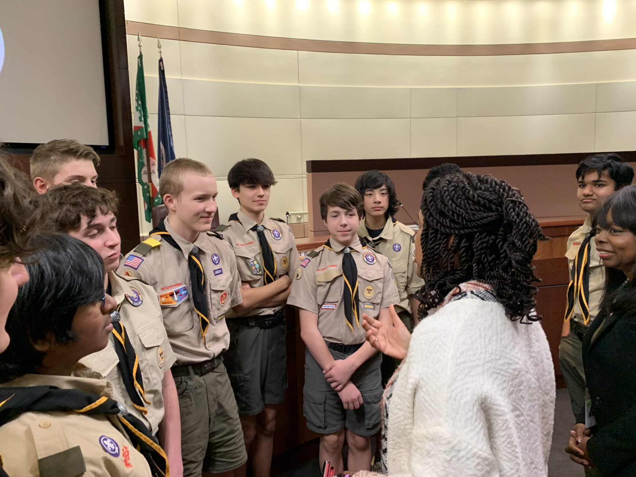 Scouts Pursue Merit Badges Learning About Local Government – We Own ...