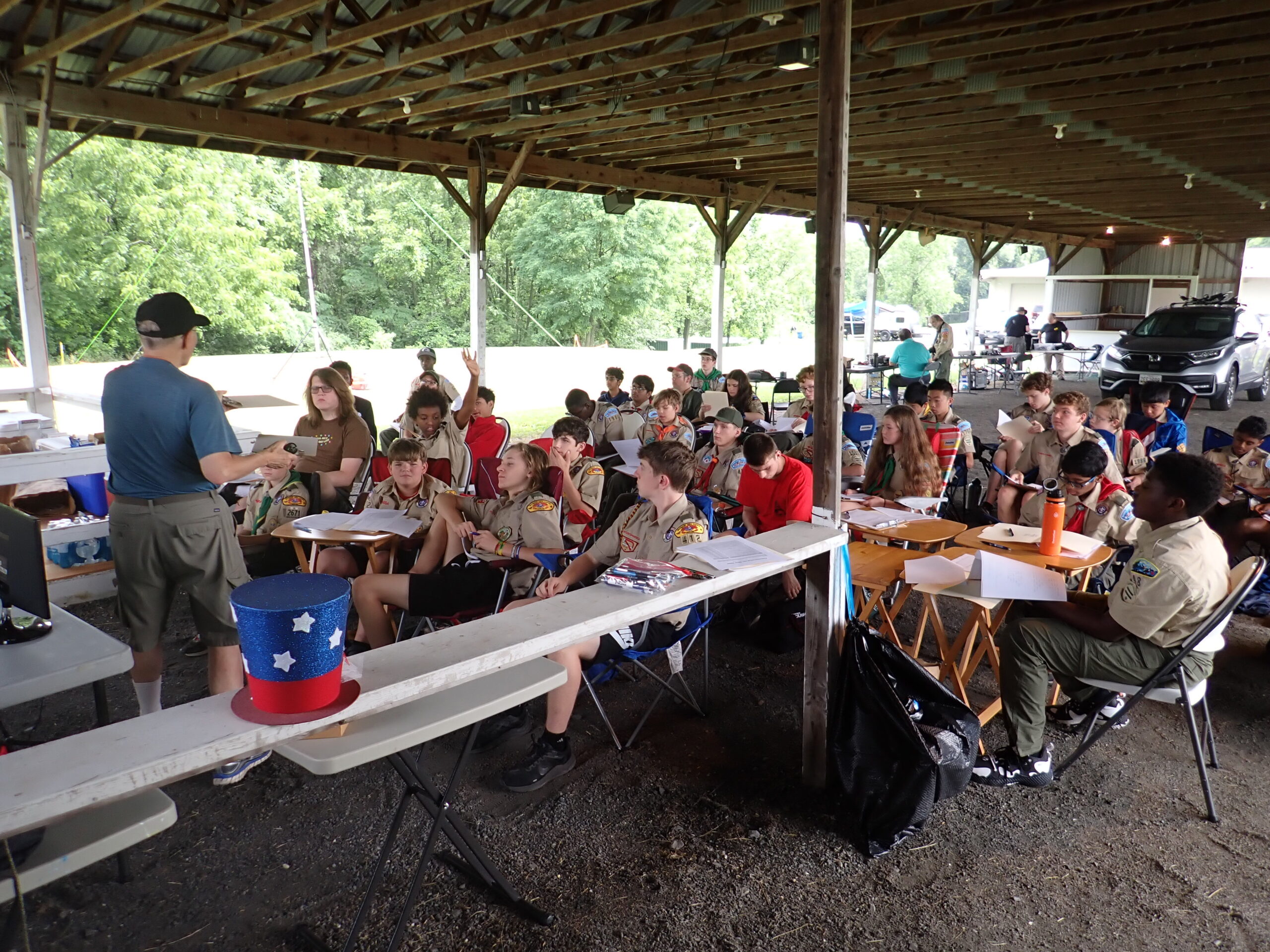 Radio Merit Badge Field Day – We Own Adventure