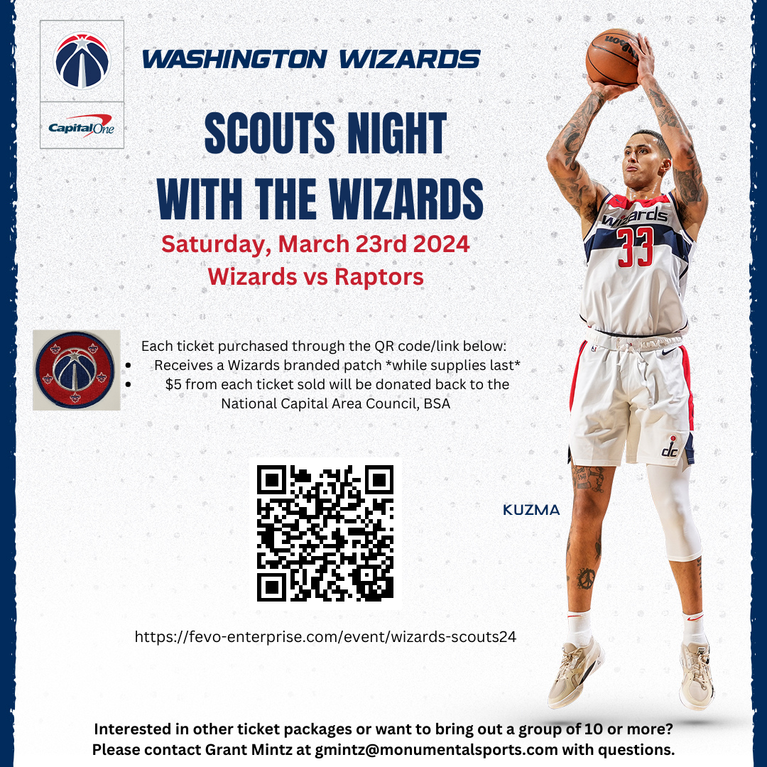 Scout Night with the Washington Wizards – We Own Adventure