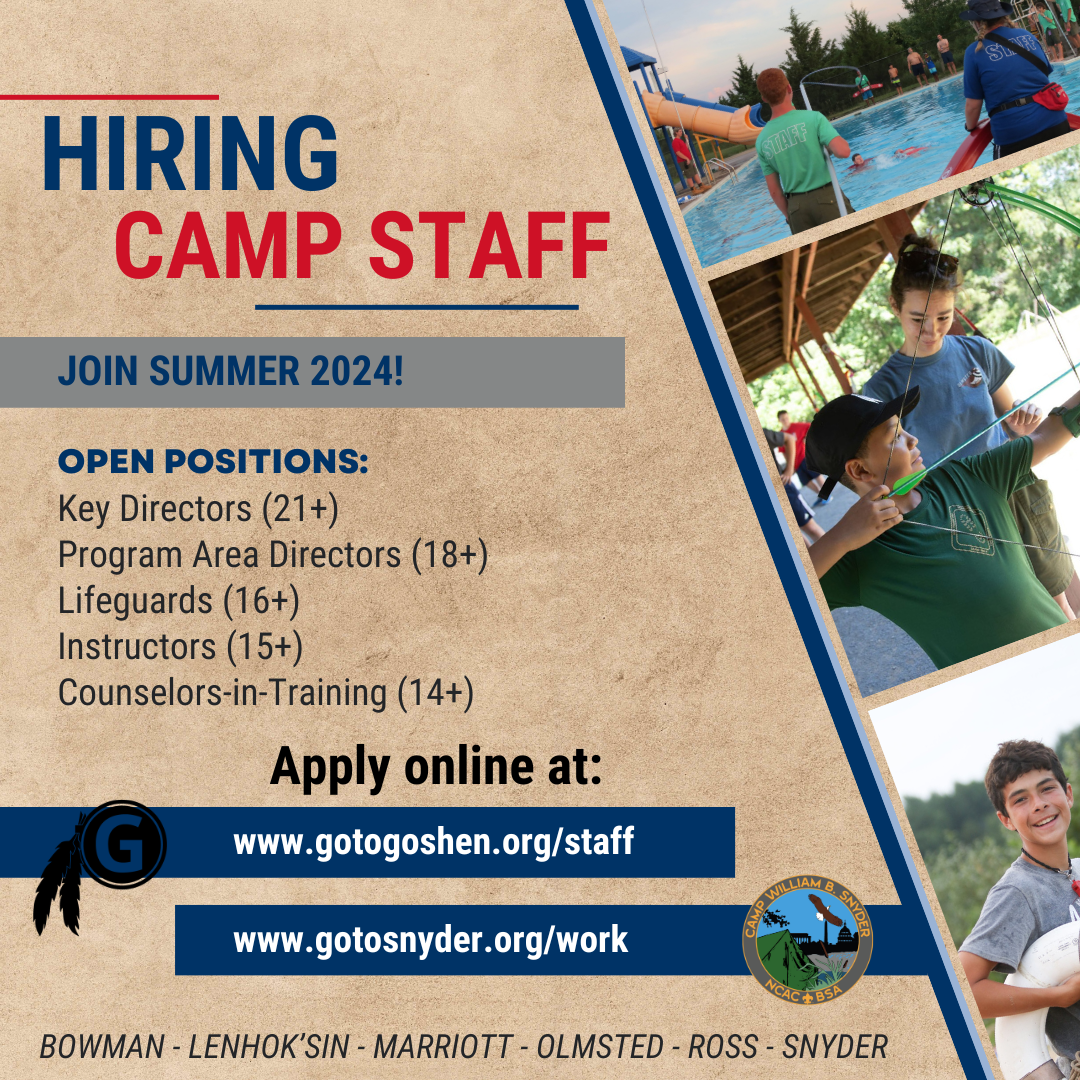 Summer 2024: Now Hiring Camp Staff – We Own Adventure