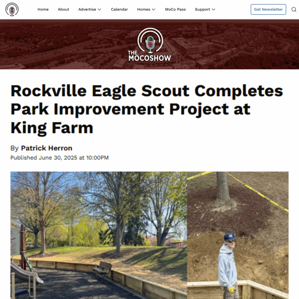 Eagle Project Improves Playground’s Permanence – We Own Adventure